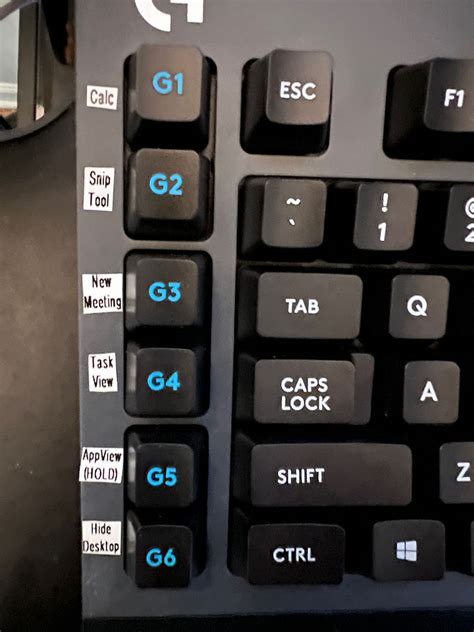 Configuring Macro G Buttons In The G Hub On Logitech Keyboards Eg G