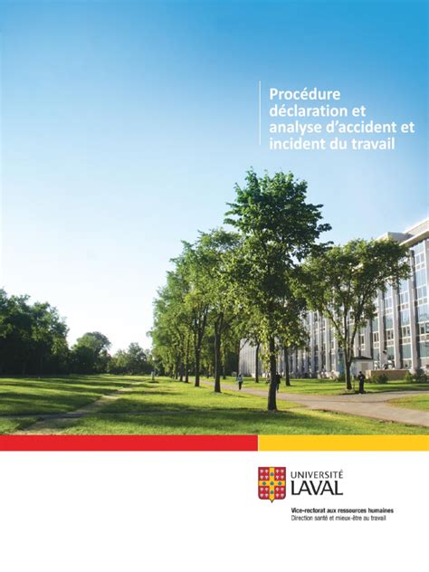 Procedure Declaration Analyse Accident Travail Pdf Les Accidents