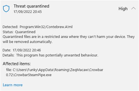 False Positive When Downloading Crowbar Issue 31 ZeqMacaw Crowbar GitHub
