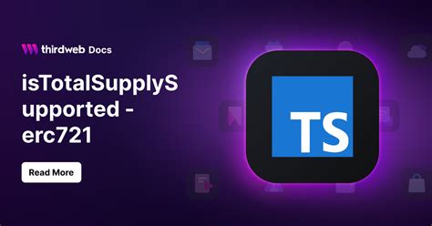 Istotalsupplysupported Erc721 Typescript Sdk