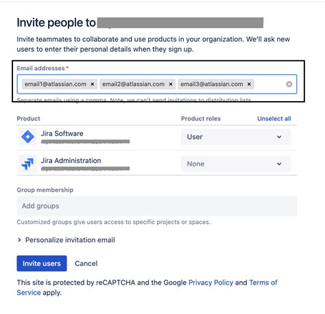 Bulk Create Users In Atlassian Cloud Ui Using User Invite Migration