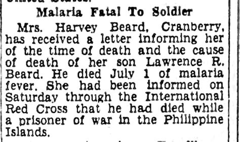 Soldier Accounted For From World War Ii Beard L Defense Powmia
