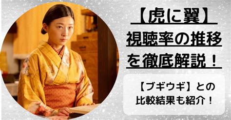 虎に翼視聴率の推移一覧表過去の朝ドラとも比較 DRA FILM