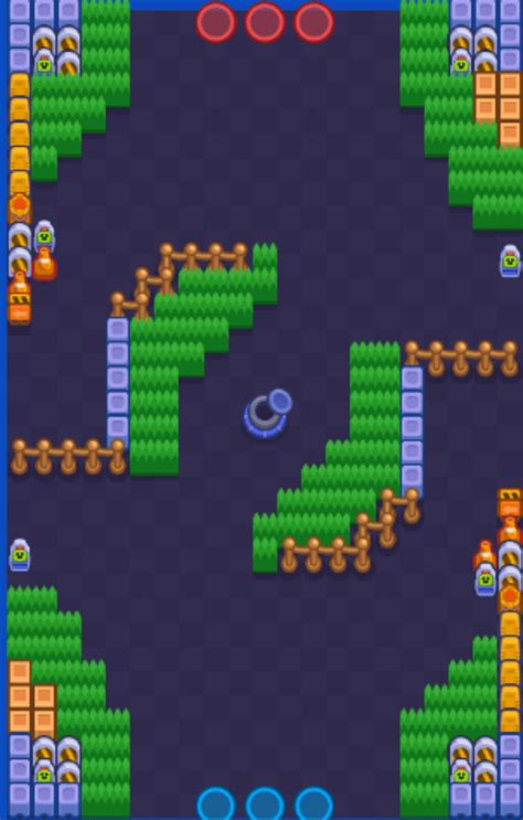 Version 3 Of My Gem Grab Map Rbrawlstars