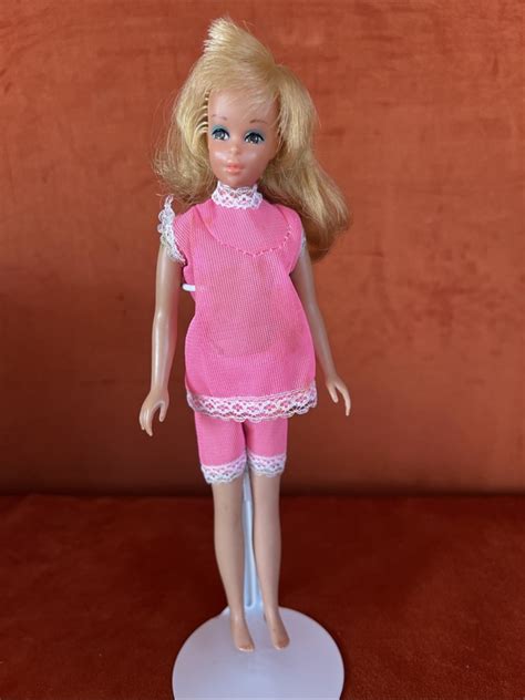 Vintage Mattel Unknown Busy Francie Doll Head On Skipper Body Blonde