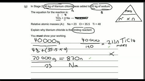 Limiting Reactants Chemistry Gcse Youtube