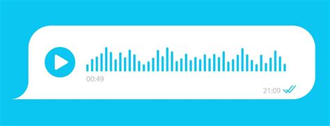 Voice Message Ui Interface Bubble Vector Art At Vecteezy