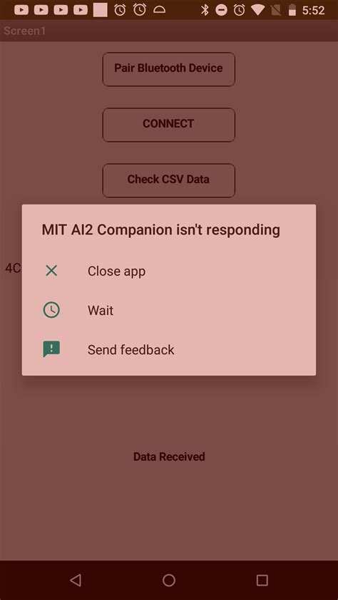 Mit 2 Companion Crashing After Connecting To Esp32 Mit App Inventor Help Mit App Inventor