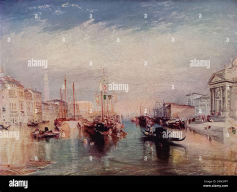 Joseph Mallord William Turners Grand Canal Venice Circa 1835