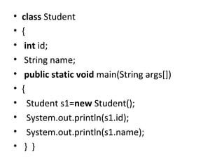 Java Naming Conventions PPT Programming Languages Computing