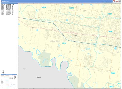 Mission Tx Zip Code Map