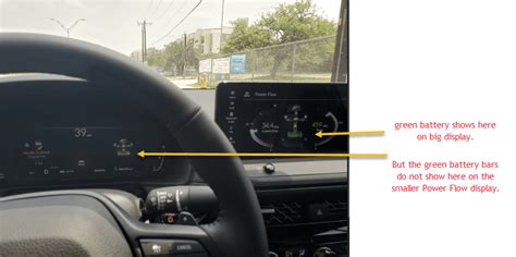 Discrepancy With Power Flow Display Bug Big Display Shows Battery