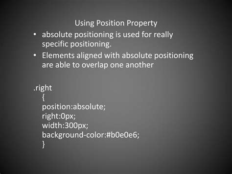 Css Alignment Ppt