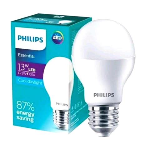Jual Philips Lampu Led Essential Philips Watt Putih Shopee Indonesia