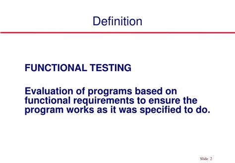 Ppt Functional Testing Powerpoint Presentation Free Download Id