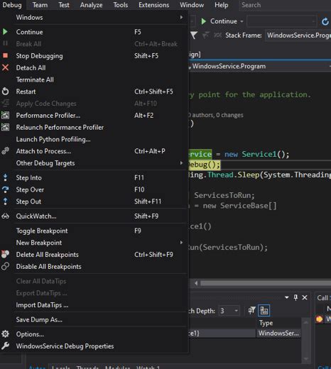Visual Studio Missing Debug Buttons On Toolbar Vs Stack Overflow