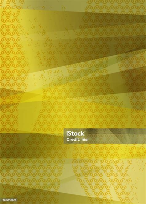 대마 잎 패턴 금색 그라데이션 배경 그림입니다 일본식 무늬 0명에 대한 스톡 벡터 아트 및 기타 이미지 0명 1월