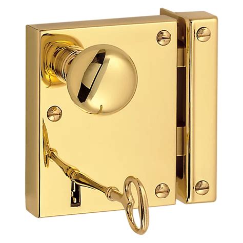 5604 Small Vertical Rim Lock Lifetime Pvd Satin Nickel Baldwin