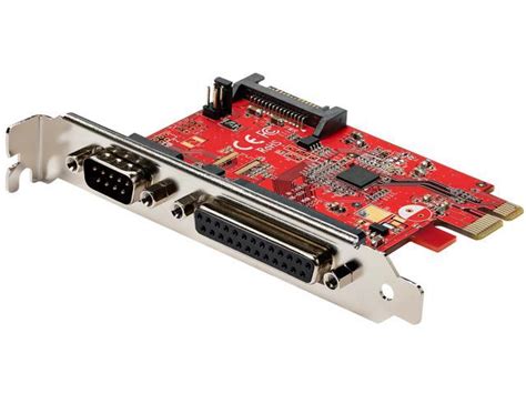 Startech Com Pex S P Pcie Card With Serial And Parallel Port Pci Express Combo Adapter Card