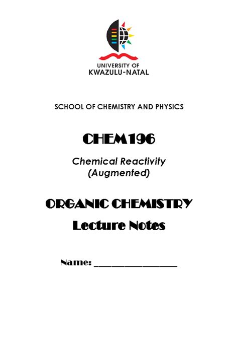 Organic Chemistry Study Notes Brown And Le May 3rd Ed Ch 21 28 Studocu