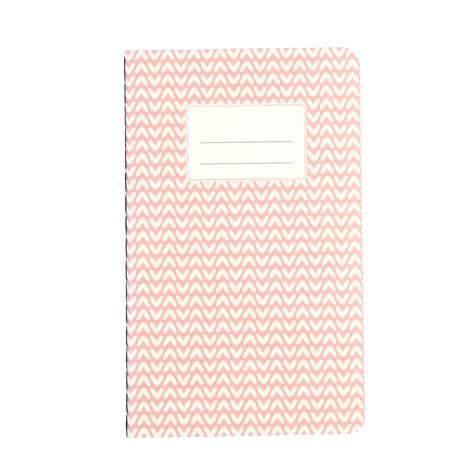 Small Pink Abstract Notebook Rex London
