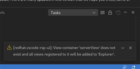 View Container ServerView Does Not Exist Issue Redhat Developer Vscode Rsp Ui GitHub