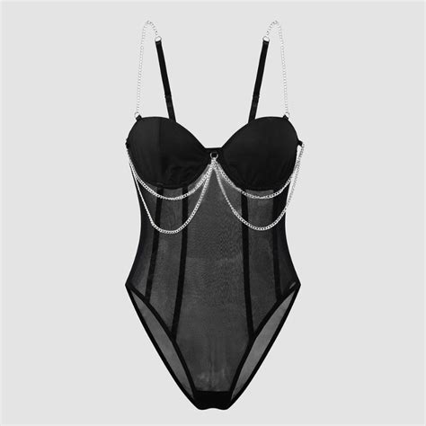 Corset Femme Body Noir Maison Du Corset
