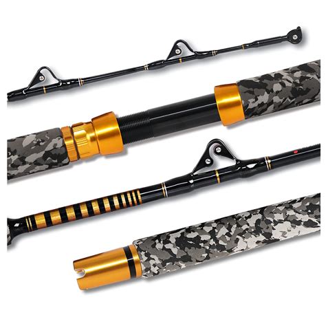 Fiblink 1 Piece Saltwater Offshore Trolling Rod 6 Feet Big Game Rod
