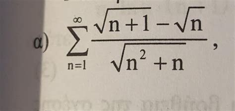 I Need Help With Finding The Sum Of This Series I Cant For The Life Of Me Figure Out How I