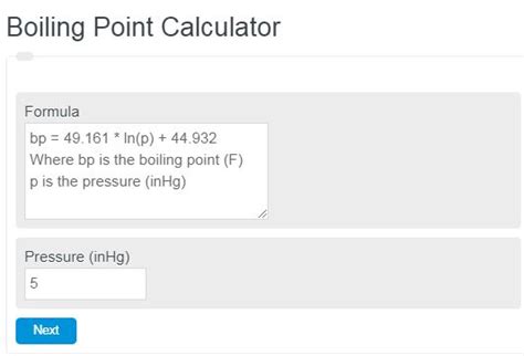 Boiling Point Calculator Water Calculator Academy
