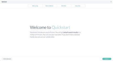 Using The Quickstart Wizard