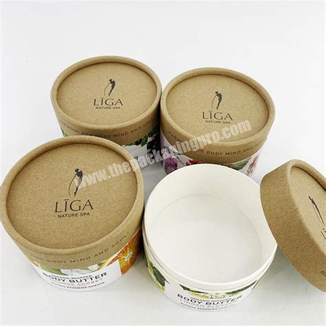 Biodegradable Cosmetic Packaging Jar Eco Friendly Powder Packaging