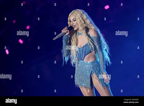 Duesseldorf Germany 13th Nov 2022 Singer Ava Max Performs At The