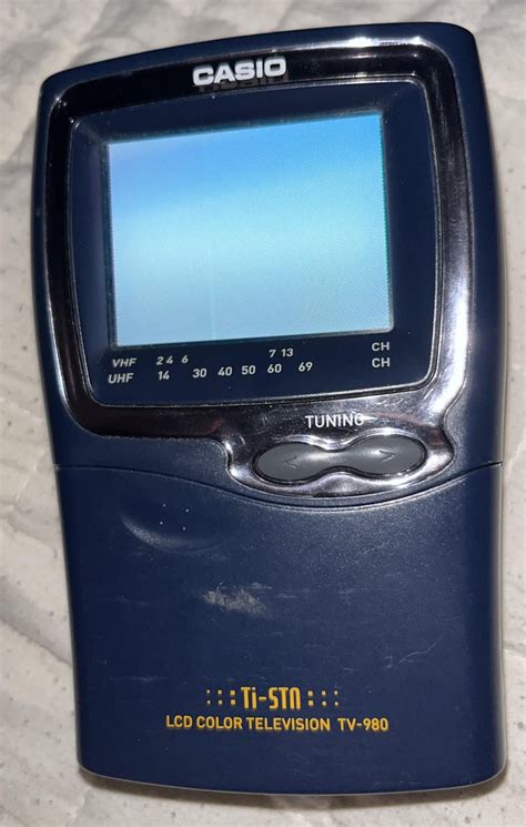 Casio Lcd Color Tv 980 Wont Pick Up Anything Rcasio