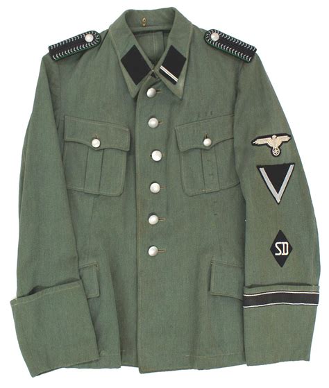 Sold Price German Wwii Ss Sd Sturmmann Summer Tunic December 6 0122