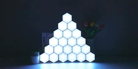 Rgb Led Hexagon Light Bluetooth Indoor Wall Light App Remote Control Night Light Computer Game