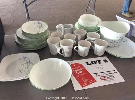 Corelle Dish Set Iris Pattern Corelle Dish Sets Corelle Dishes Dish Sets