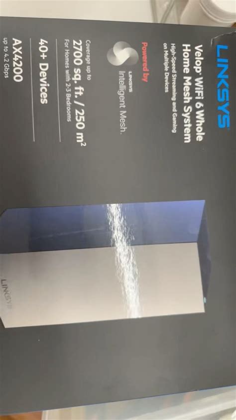 Linksys Velop Wifi 6 Whole Home Mesh System Computers And Tech Parts And Accessories Networking