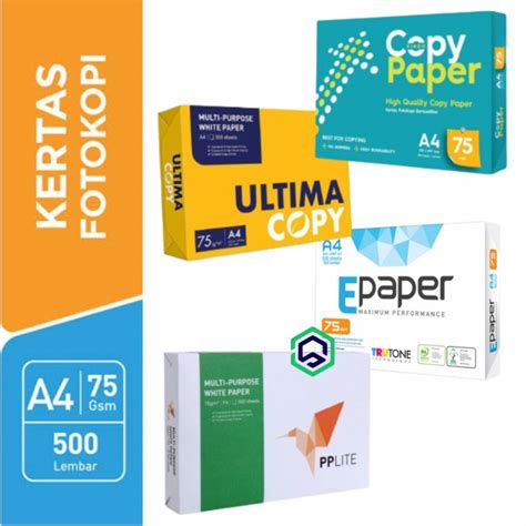 Jual Kertas Hvs A4 75 Gr Pplite April Shopee Indonesia