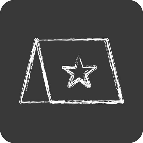 Icon Visual Brand Suitable For Branding Symbol Chalk Style Simple Design Editable Design