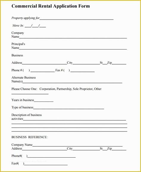 Rental Credit Application Template Free Of Tenant Credit Check