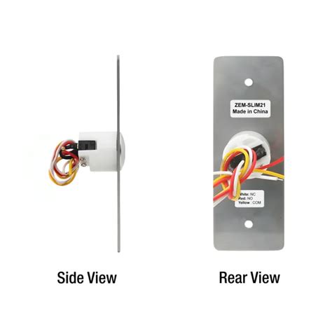 Zem Slim21 Stainless Steel Exit Button Slim Durable And Reliable