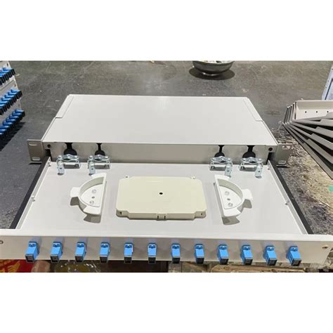 FTTH ODF Sliding Core Drawer Type Rack In Mounted Low Cost Fiber Termination Box