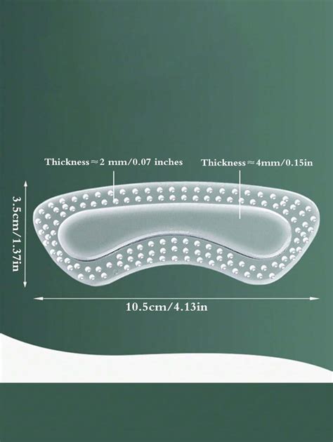 4d Silicone Heel Grips Invisible Heel Pads To Prevent Blister Non Slip Heel Cushion Inserts