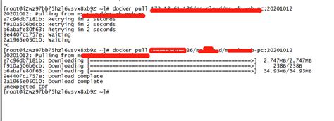 Docker Pull Failed With Retrying In Xx Second And Unexpected Eof Issue Goharbor