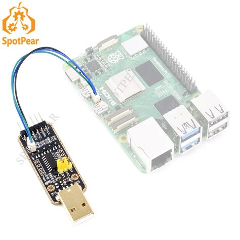 Raspberry Pi5 Usb To Uart Debugger Module Onboard Uart Connector Type A Port For Pi 5