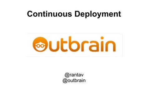 Continues Deployment Tech Talk Week Ppt