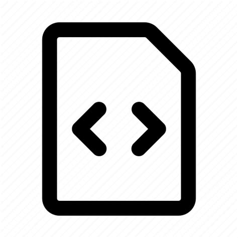 Script Source Coding Document Files And Folders Icon Download