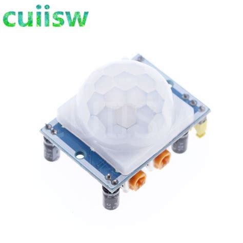 Cuiisw Hc Sr501 Hc Sr501 ใหม่ปรับอินฟราเรด Ir Pir Motion Sensor โมดูลตรวจจับความปลอดภัย Motion