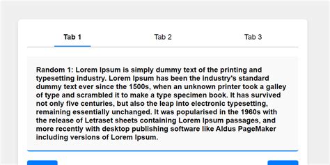How To Create A Simple Tab Navigation Ui With Html Css And Javascript Dev Community